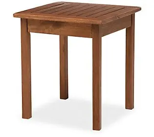 EVERGREEN Enterprises Eucalyptus Wood Side Tabl E