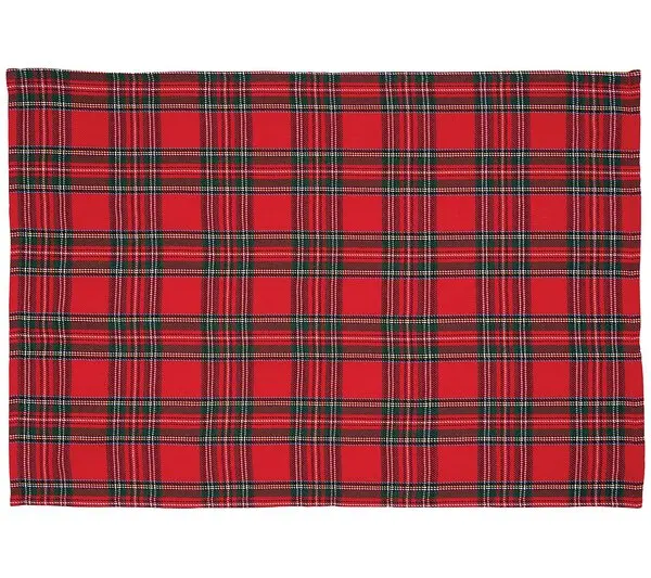 VALERIE PARR HILL Arlington Plaid Set Of 4 Placemats Valerie