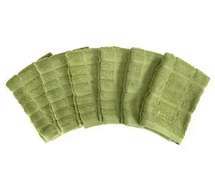ALL-CLAD Set Of Six Solid Woven Dish Cloths