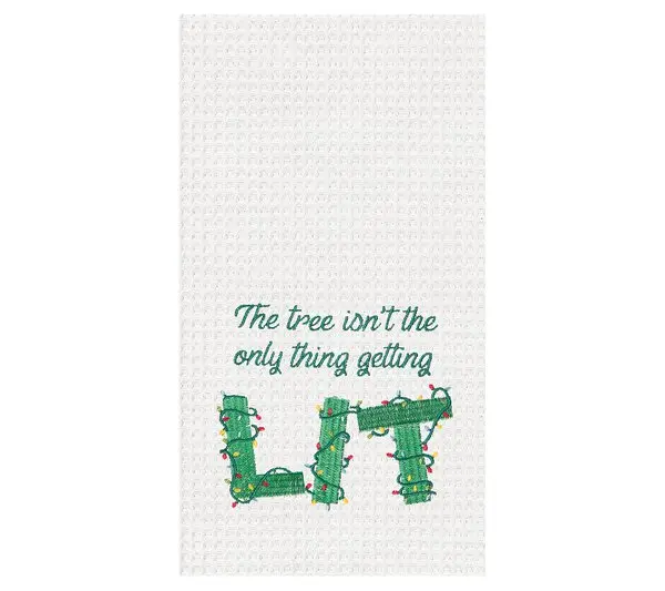 C&F HOME Getting Lit Kitchen Towel Set Of 2