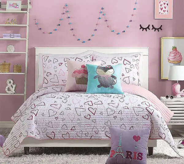 QVC Urban Playground Desiree Full/queen Quilt Set 3-piece