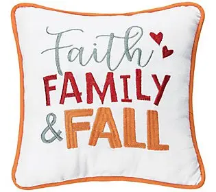C&F HOME Faith, Family, Fall Pillow - One-color
