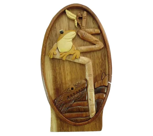 CARVER DAN'S Food Chain Puzzle Box With Magnet Closures