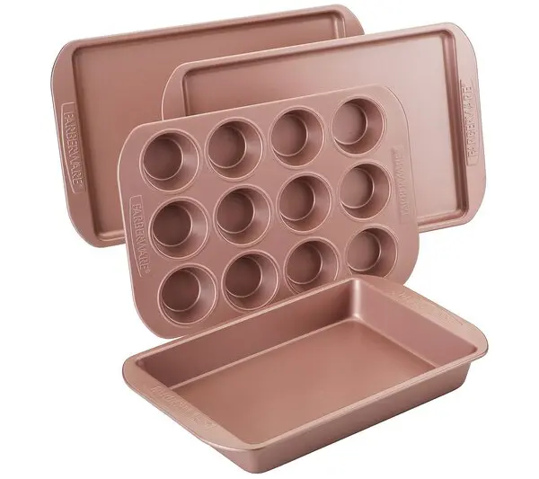 FARBERWARE Nonstick 4-piece Bakeware Set