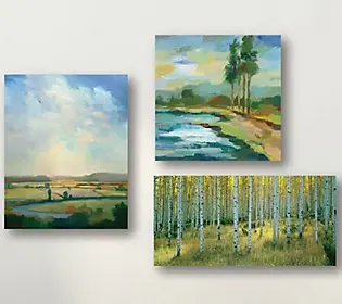 COURTSIDE MARKET Serene Landscape 3-piece Canva S Set