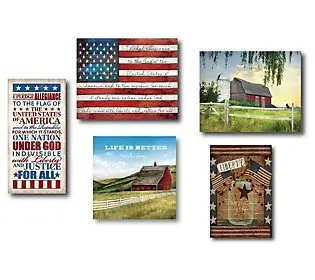 COURTSIDE MARKET 5-piece Canvas Set