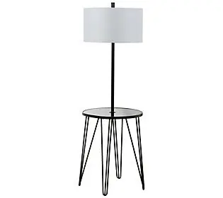 SAFAVIEH Ciro 58 Inch Floor Lamp Side Table By