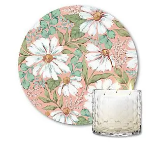 COURTSIDE MARKET Courtside Spring Has Sprung 8'x8' Board & 13.5 Z Candle