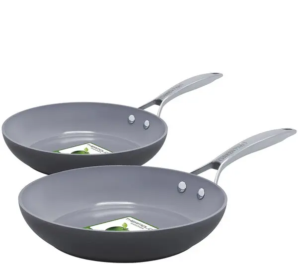 GREENPAN Paris Pro 10' & 12' Ceramic Nonstick F Ry Pan Set