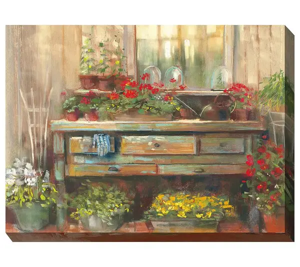 WEST OF THE WIND Outdoor Canvas Art Gardners Re Treat 40' X 30