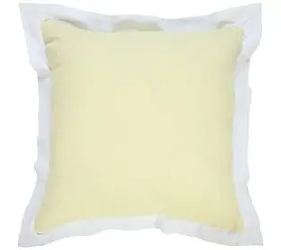 OX BAY TRADING CO. Ox Bay Bordered Flange Frame Throw Pillow