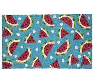 NATURE MATS BY GEO Watermelon Doormat With Pvc Backing