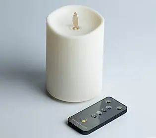 LUMINARA 4" Flameless Outdoor Candle With Remote Control - One-color ...