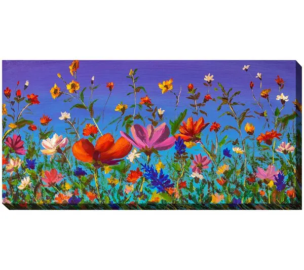 WEST OF THE WIND Outdoor Canvas Art Summer Reci Tal 48 X 24