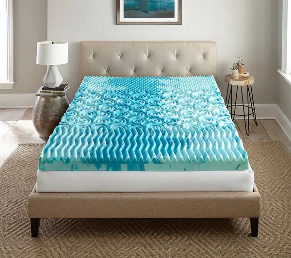 HENREDON 4 Queen Cooling Gel Memory Foam Mattress Topper