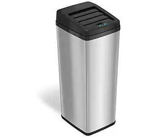 ITOUCHLESS 14-gal Space-saving Trash Can Sx