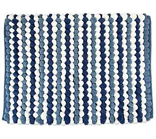 DESIGN IMPORTS Dii Chenille Stripe Bath Mat 21 X 34