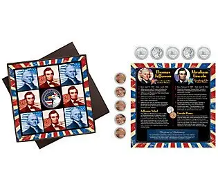 AMERICAN COIN TREASURES Travel Tic Tac Toe Coin Set