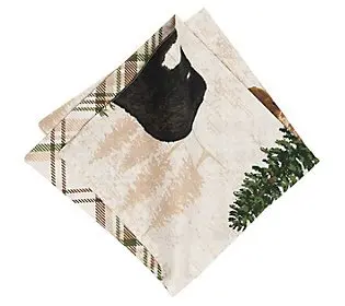 VALERIE PARR HILL 20' X 20' Nolan Pines Napkin Set Of 6 Valeri E