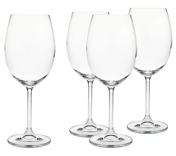 GODINGER Meridian Set Of 4 Red Wine Glasses