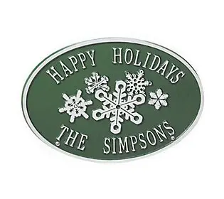 WHITEHALL Snowflake Personalized Sign