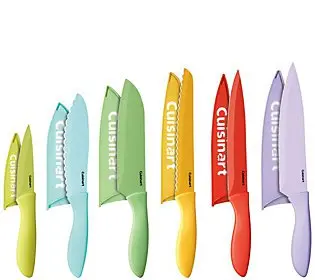 CUISINART Advantage 12-piece Ceramic Coated Col Or Knife Set
