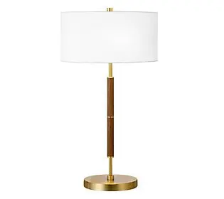 HUDSON&CANAL Hudson & Canal Simone 2-bulb Two-toned Modern S Tyle Table Lam