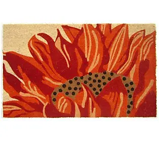 NATURE MATS BY GEO Bleach Sunflower- Coir Doormat With Pvc Backing