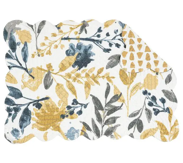 VALERIE PARR HILL 13' X 19' Natural Home Placemat Set Of 6 Val Erie