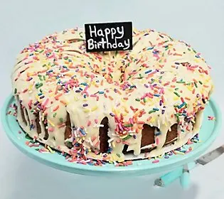 CINNAMOM BAKERY Cinnamon Roll Tea Ring Birthday Cake