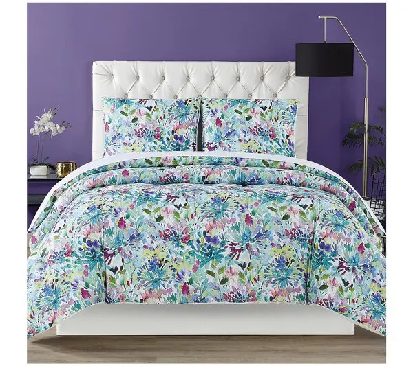 Christian Siriano Ny Dahlia 3-piece Full/queen Comforter Set