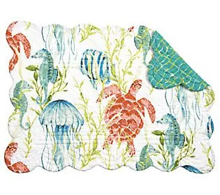 VALERIE PARR HILL 13' X 19' Paradise Sound Placemat Set Of 6 V Alerie