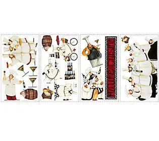 ROOMMATES Chefs Peel & Stick Wall Decals