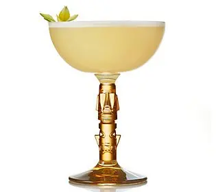 LIBBEY Tiki Coupe Cocktail Glasses, Set Of 4