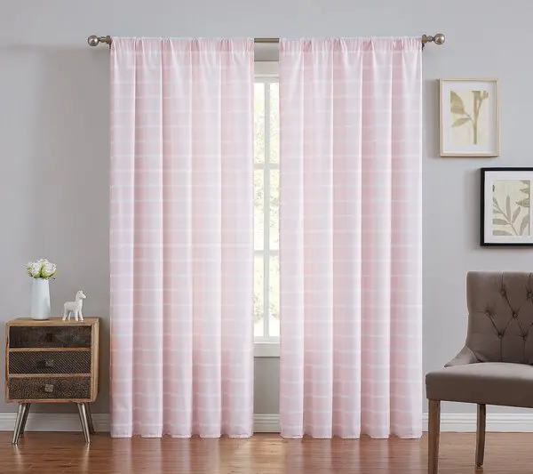 TRULY SOFT Maddow Stripe Window Panel Set Of 2