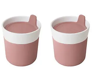 BERGHOFF Leo Set Of 8.4-oz Porcelain Travel Mugs
