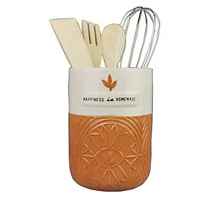 YOUNG'S INC. Happiness Ceramic Tool Holder With Tools
