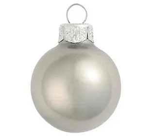 WHITEHURST 12-piece 2.75' Glass Ornaments With Hiny Finish