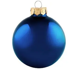 WHITEHURST 8-piece 3.25' Glass Ornament With Sh Iny Finish