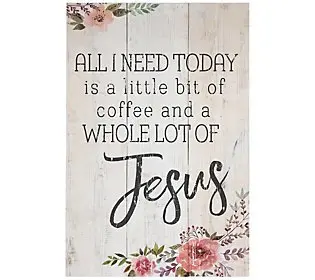 SINCERE SURROUNDINGS Whole Lot Of Jesus Rustic Pallet Sincere Sur Roundings