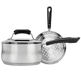 RANGE KLEEN 3-qt Basic Double Boiler And Steame R Insert Set