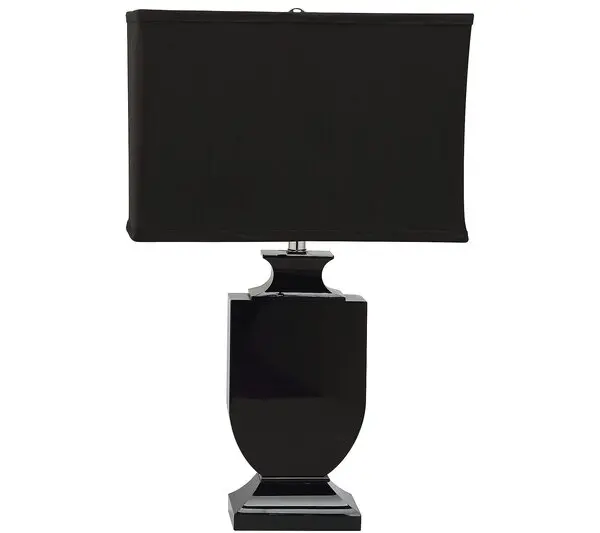 SAFAVIEH Darcy Black Crystal Urn Lamp