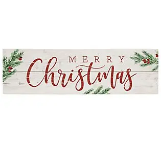 SINCERE SURROUNDINGS Merry Christmas Vintage Pallet Board By