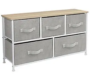 SORBUS Dresser With 5 Drawers