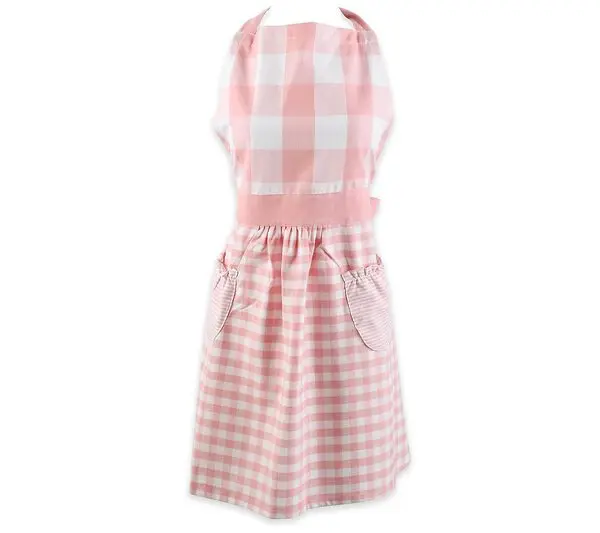 DESIGN IMPORTS Woven Gingham Apron