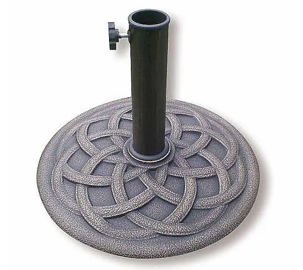 BACKYARD EXPRESSIONS 16.5' Resin Umbrella Stand
