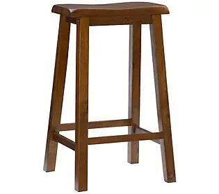 POWELL Honey Brown Bar Stool