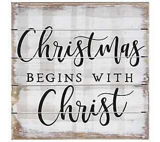 SINCERE SURROUNDINGS Christmas Begins Pallet Petite Sincere Surro Undings