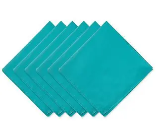 DESIGN IMPORTS Set Of 6 Solid Cotton Napkins