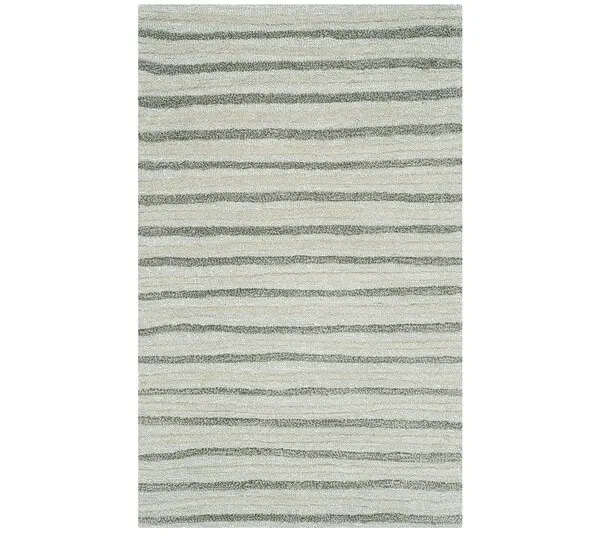 MARTHA STEWART Hand Drawn Stripe 2'6' X 4'3' Ru G